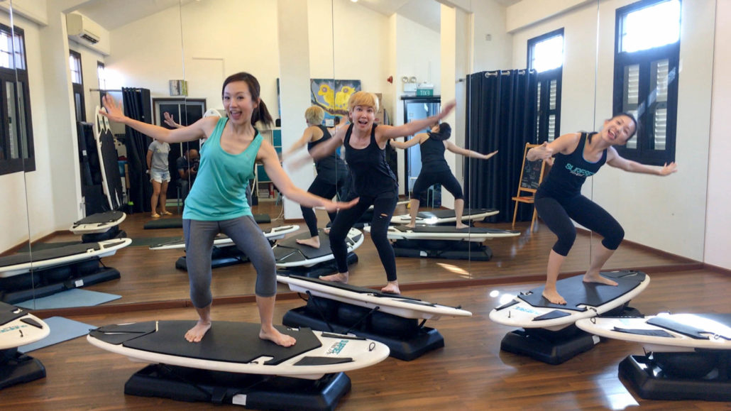 SURFSET on Channel 8 with Lim Peifen and Kym Ng – SURFSET Fitness Singapore